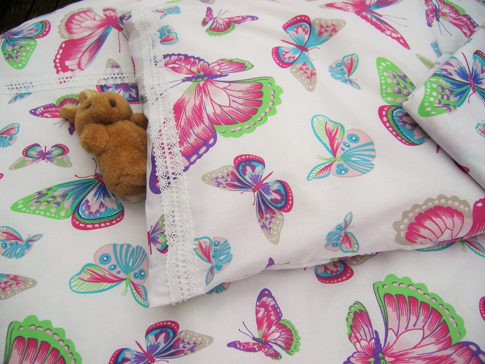 Butterfly Baby Bedding, Nursery Bedding, Cotton Baby Bedding, Baby Girl ...