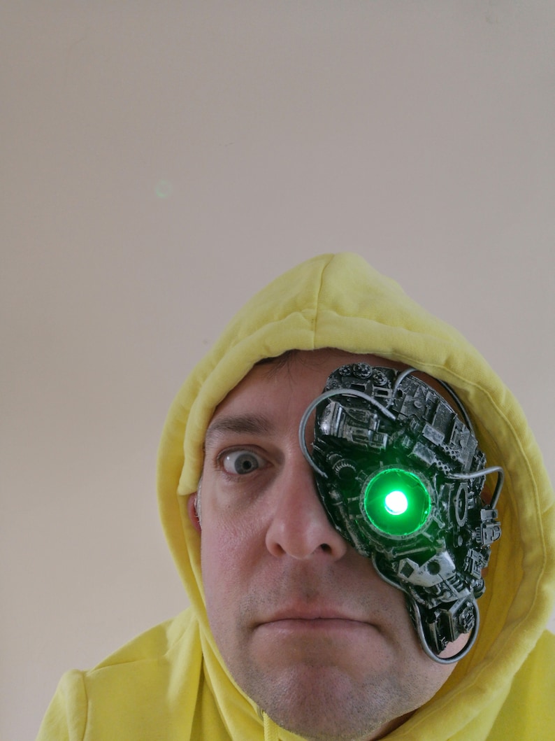 Eye Cyberpunk Borg Style Mask. (no Straps) Left Sided. - Etsy