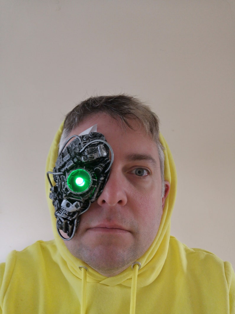 Eye Cyberpunk Borg Style Mask. no Straps Right Sided. - Etsy