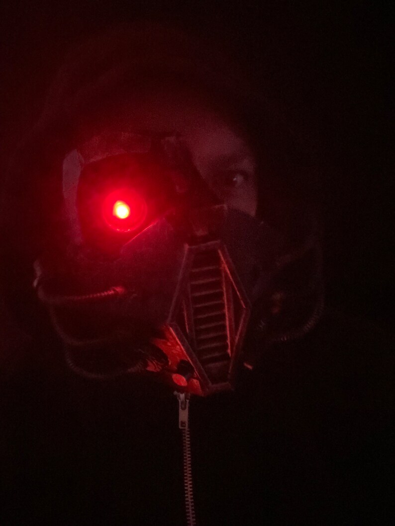 Star Wars Darth Malgus Inspired Resporator Mask With Bionic Eye Cosplay ...