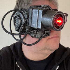 Cosplay Bionic Eye Borg Style Mask. Right Sided Made for Wearing ...