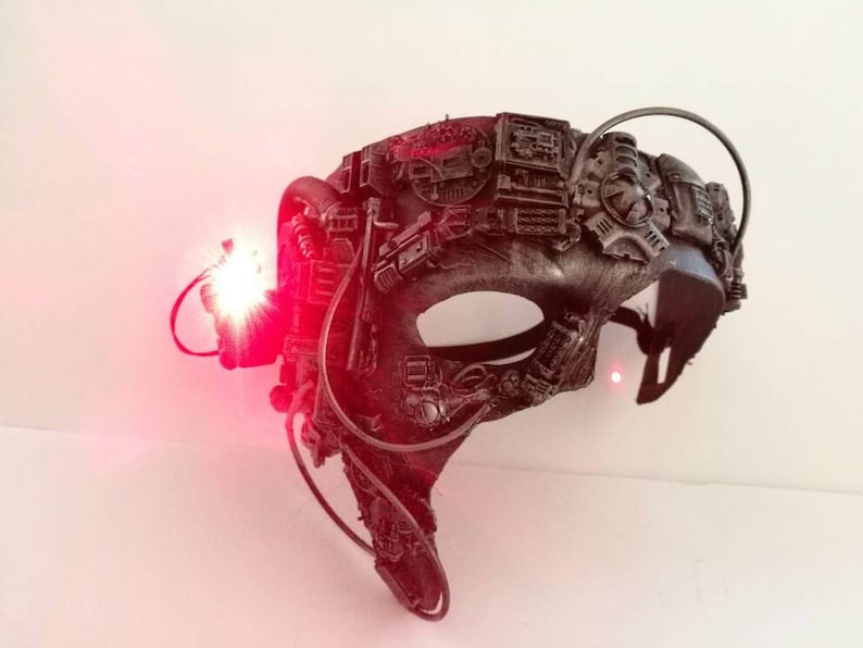 Borg Star Trek Cosplay Cyberpunk Mask Large - Etsy UK