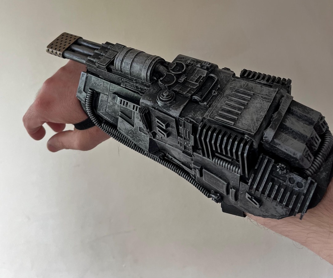 Flame Thrower Cannon Arm Cyberpunk Gauntlet - Etsy