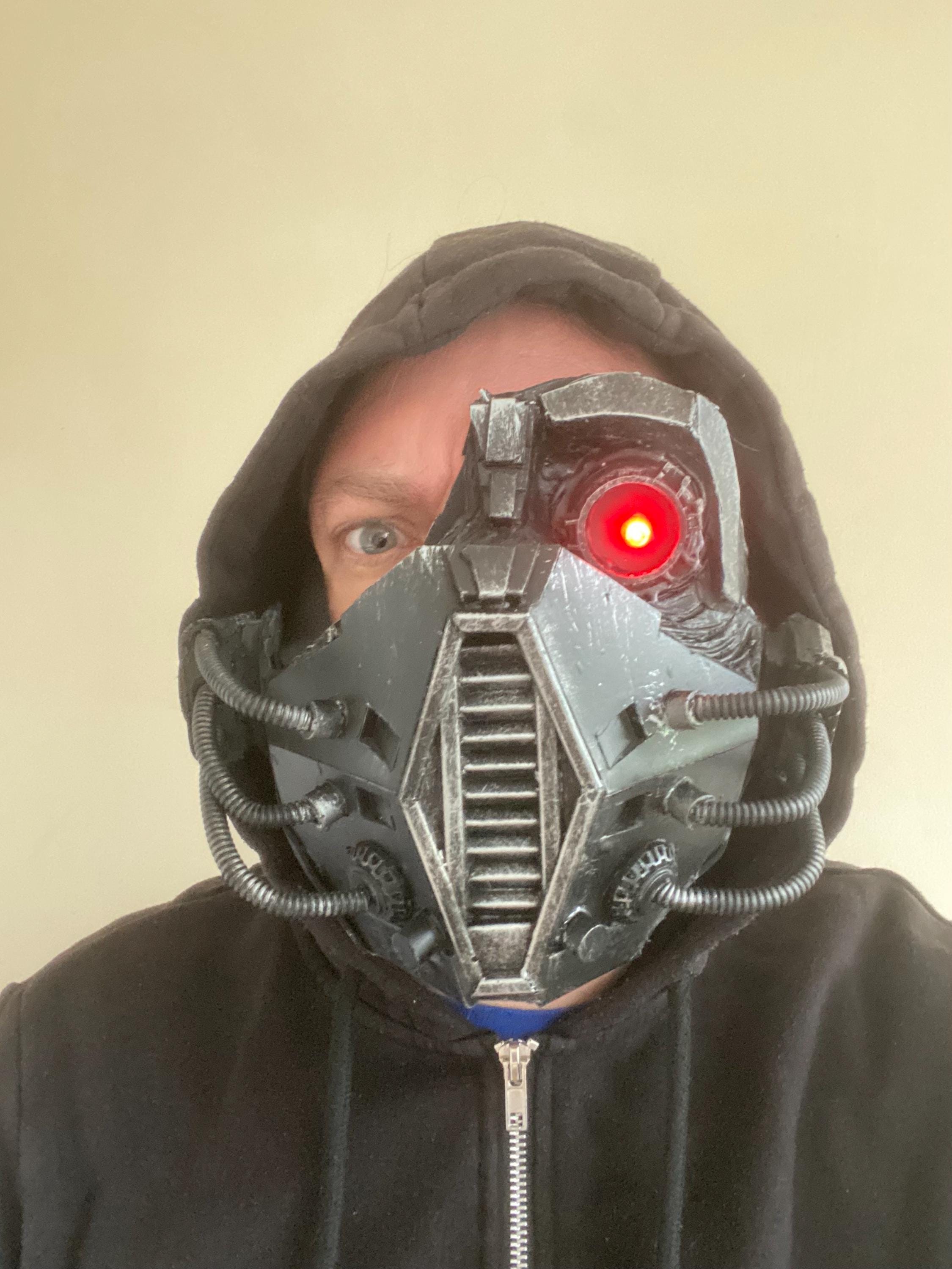 Star Wars Darth Malgus Inspired Resporator Mask With Bionic Eye Cosplay ...