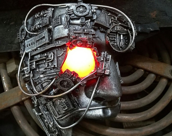 Cyberpunk Techno LED Bionic Eye Phantom Mascarade Mask Large. - Etsy