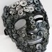 Steampunk Clockwork Mask Large, - Etsy UK