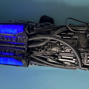 Large Plasma Blaster Gauntlet Cosplay Cyberpunk Cyborg Costume Arm. - Etsy