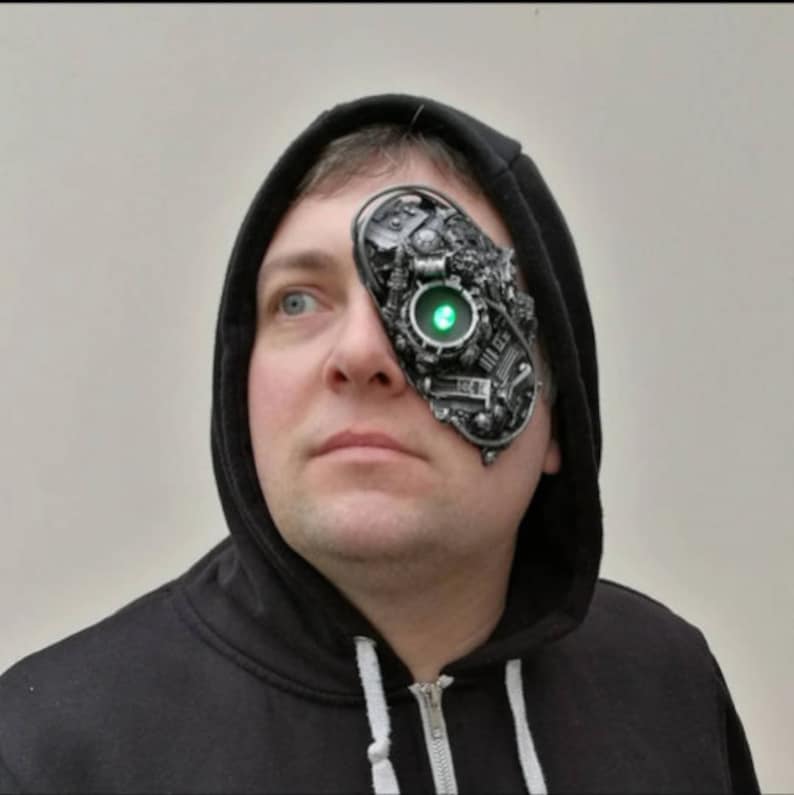 Eye Cyberpunk Borg Style Mask. (no Straps) Left Sided. - Etsy