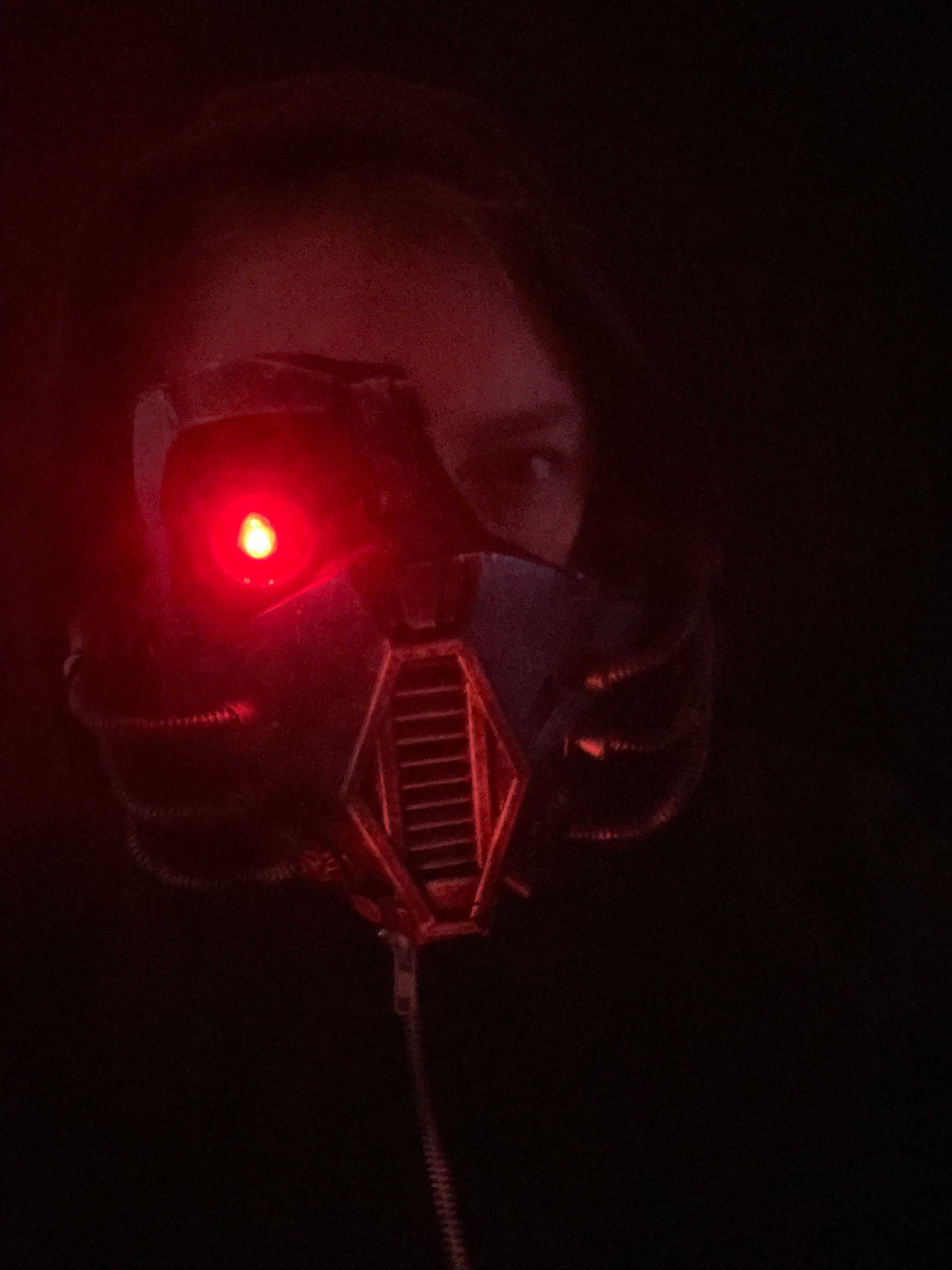 Star Wars Darth Malgus Inspired Resporator Mask With Bionic Eye Cosplay ...