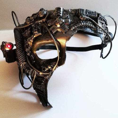 Borg Star Trek Pickard Locutus of Borg Cosplay Cyberpunk Mask - Etsy