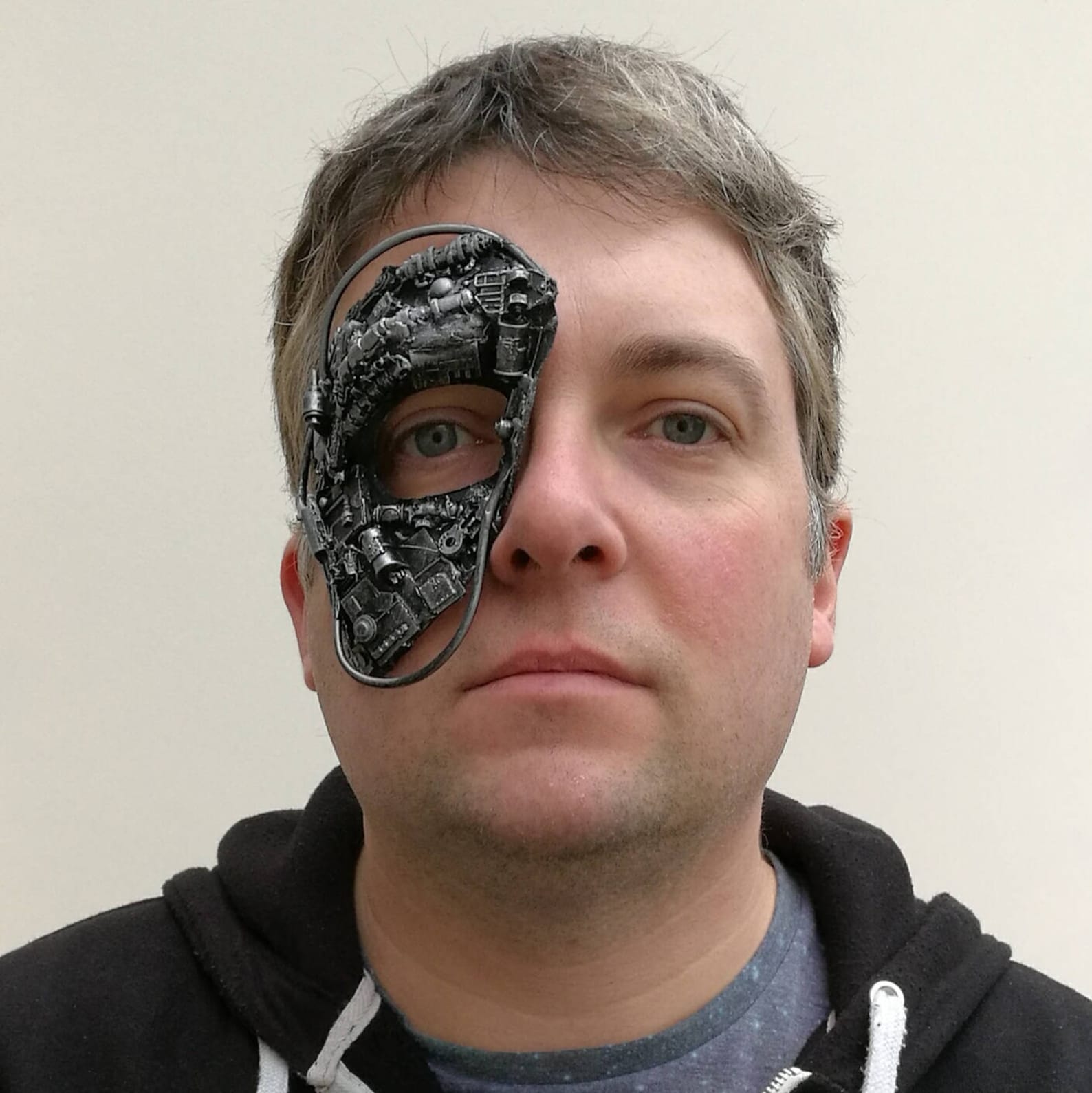 Cyberpunk Borg Style Mask. no Straps - Etsy