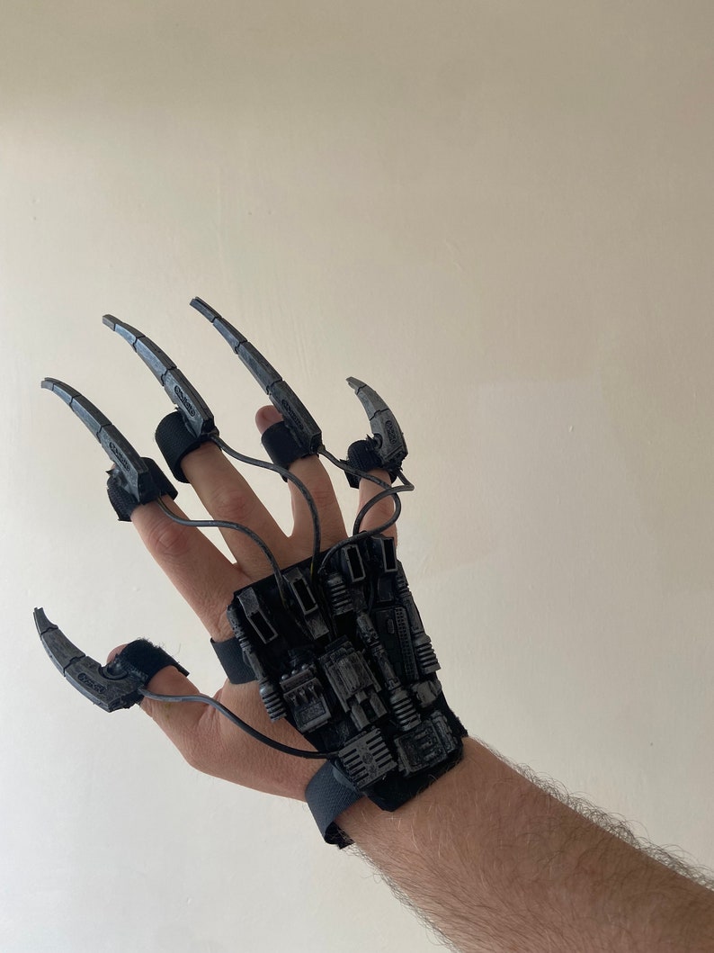 Cyberpunk Cyborg Claw Gloves - Etsy