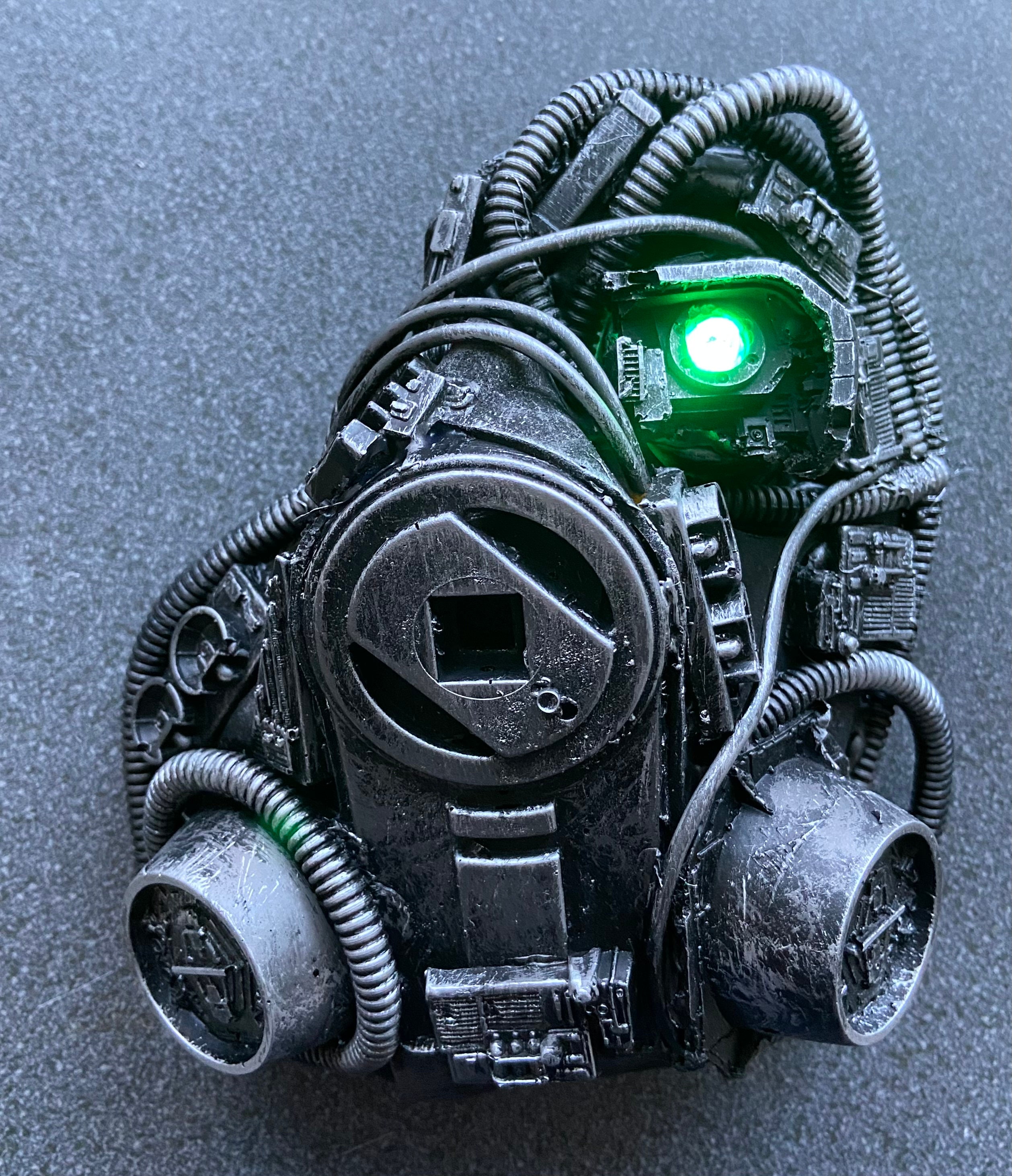 Cyberpunk Gang Resporator Mask With Bionic Eye Cosplay Piece Left Eye ...