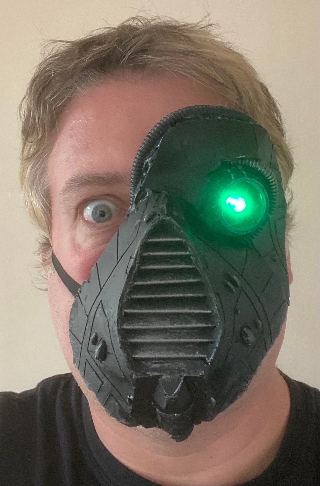 Cyberpunk Eldar Resporator Mask With Bionic Eye Cosplay Piece Left Eye ...