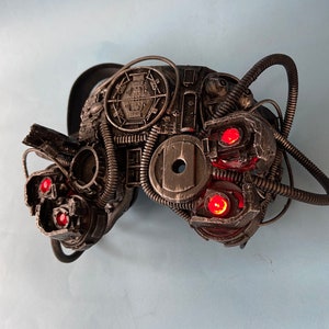 Bionic Mask Cyberpunk Tech Priest 40k 6 Eyes Mask - Etsy