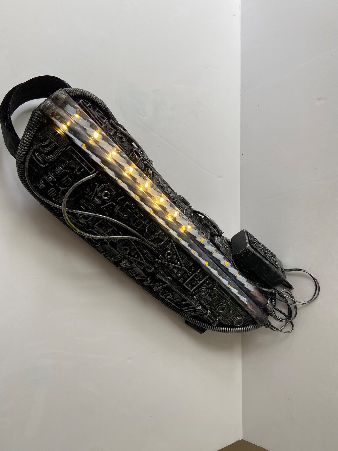 LED Strobing Lights Cosplay Cyberpunk Cyborg Costume Arm. - Etsy