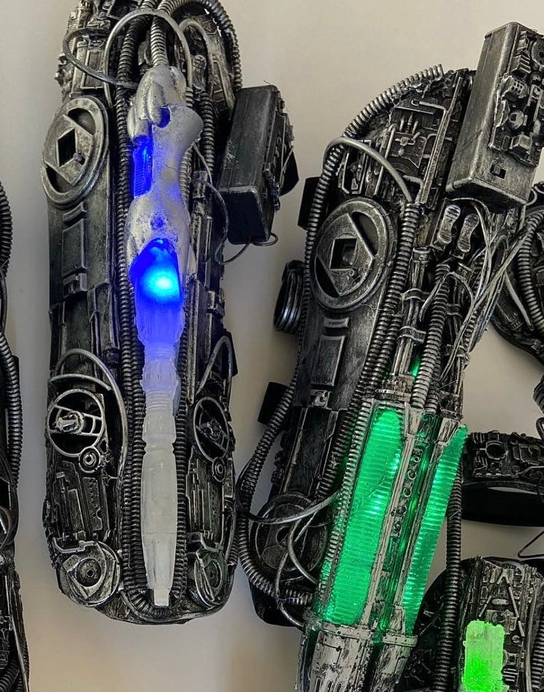 Strobing Lights Laser Cannon Cosplay Cyberpunk Cyborg Costume Arm ...