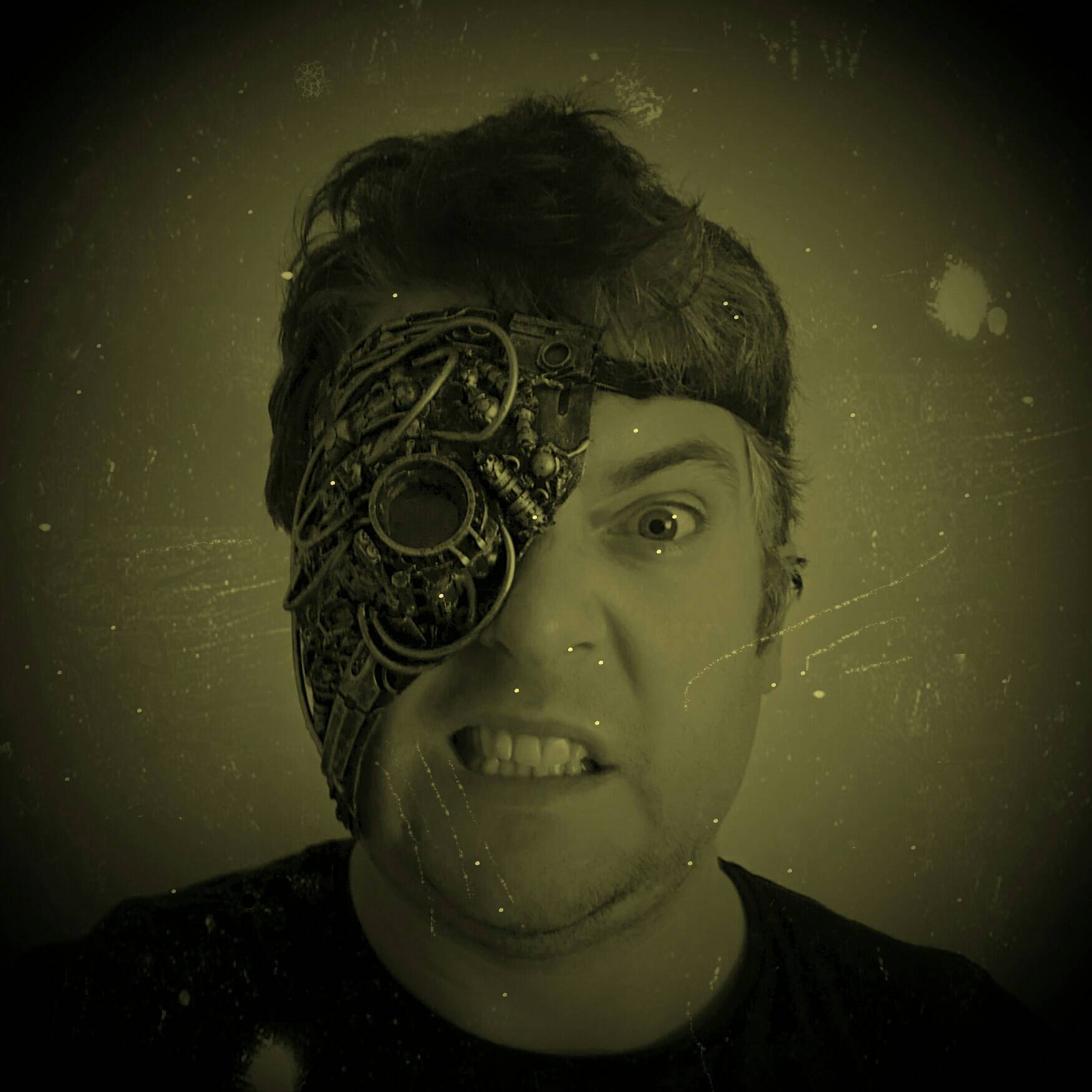 Cyberpunk Techno Bionic Eye Phantom Mascarade Mask Large. - Etsy UK