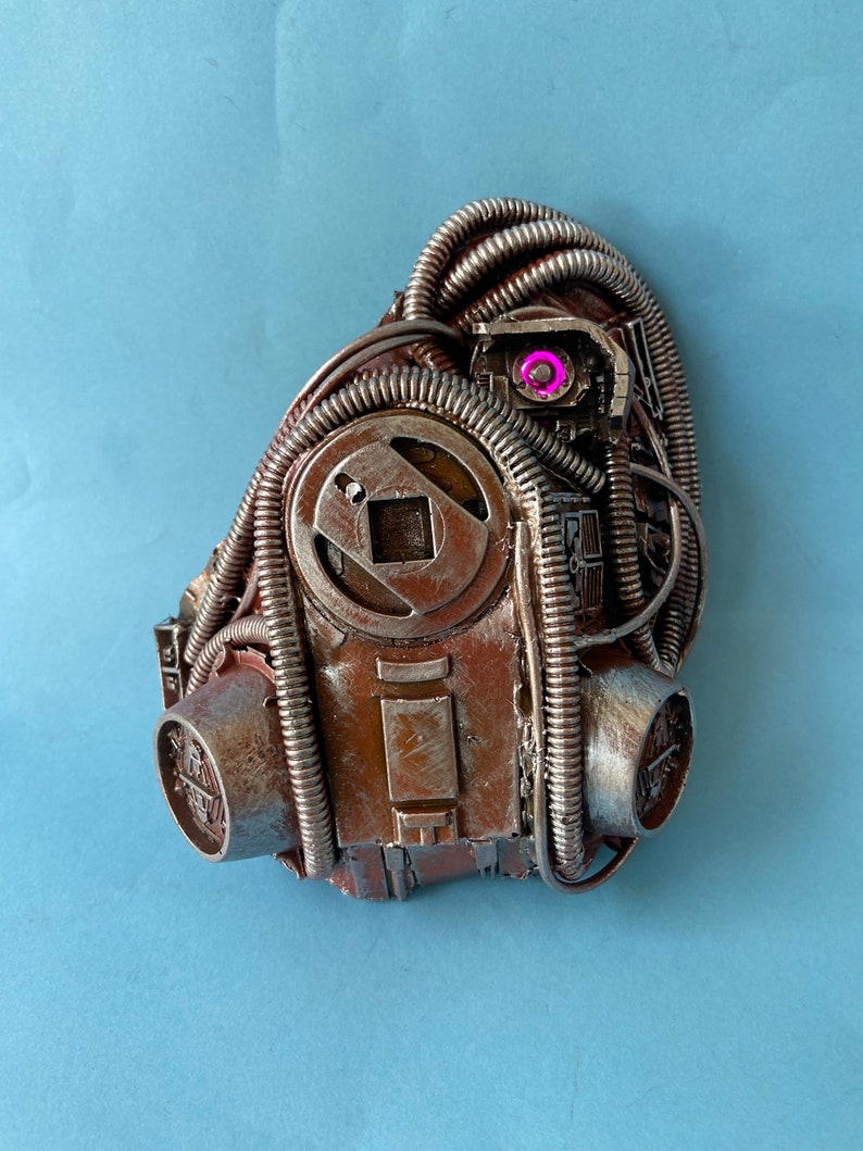 Cyberpunk Gang Resporator Mask With Bionic Eye Cosplay Piece 40k ...
