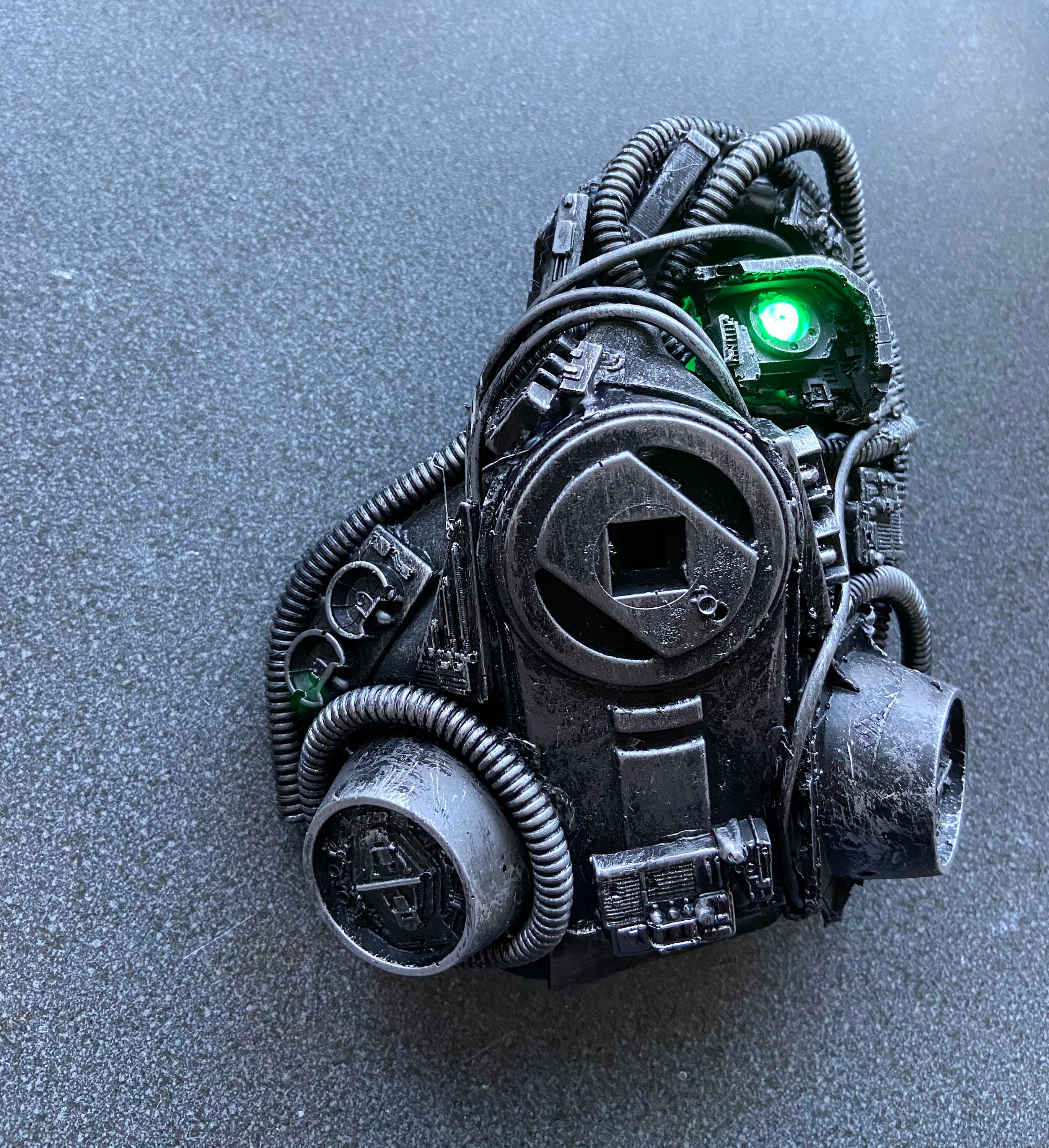 Cyberpunk Gang Resporator Mask With Bionic Eye Cosplay Piece Left Eye ...