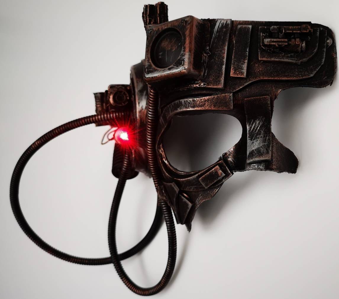 Borg star trek pickard locutus of borg cosplay cyberpunk mask | Etsy