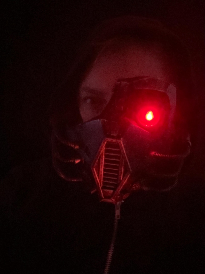Star Wars Darth Malgus Inspired Resporator Mask With Bionic Eye Cosplay ...
