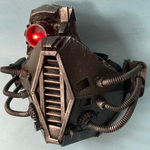 Star Wars Darth Malgus Inspired Resporator Mask With Bionic Eye Cosplay ...