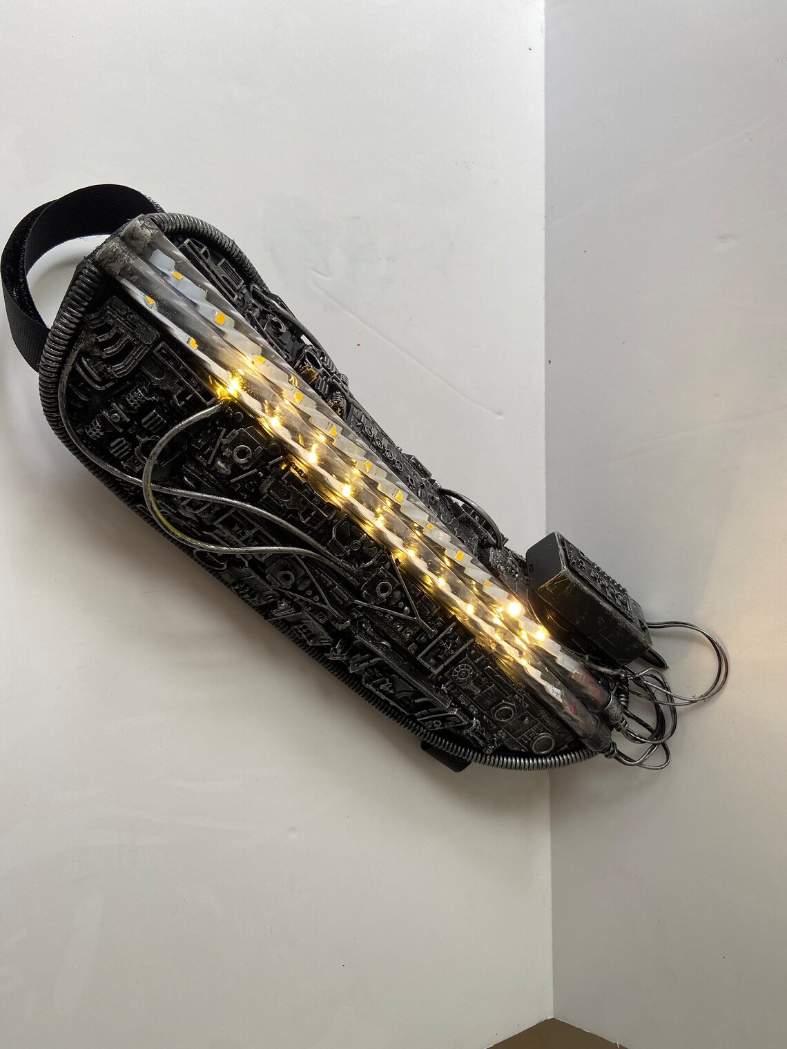 LED Strobing Lights Cosplay Cyberpunk Cyborg Costume Arm. - Etsy
