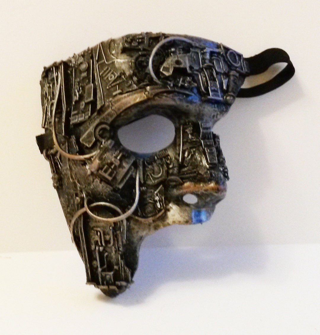Steampunk / Techno Phantom Mascarade Mask Large. - Etsy
