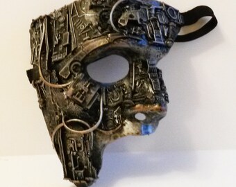Borg star trek cosplay cyberpunk mask large