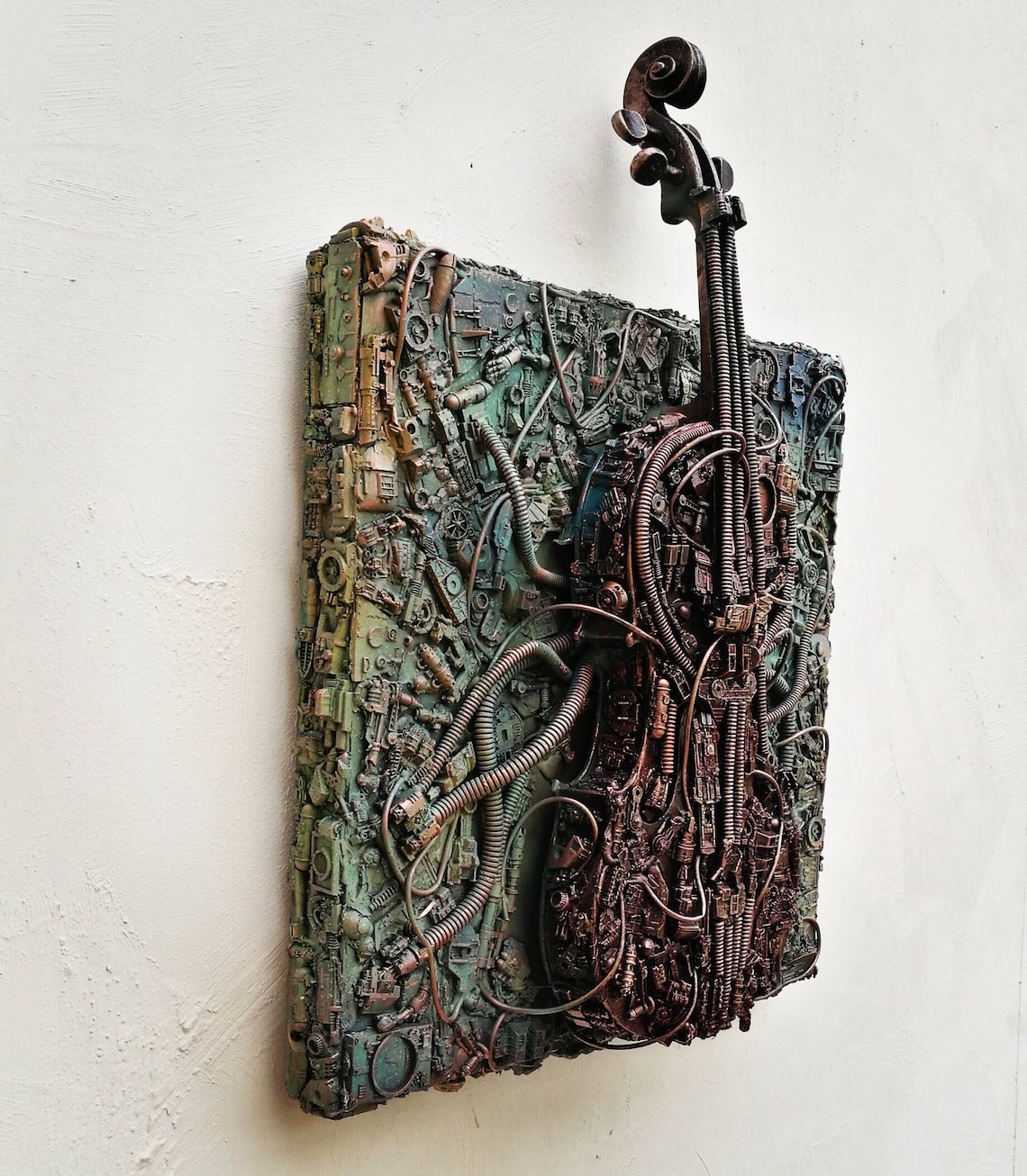 Techno Violin Wall Art - Etsy