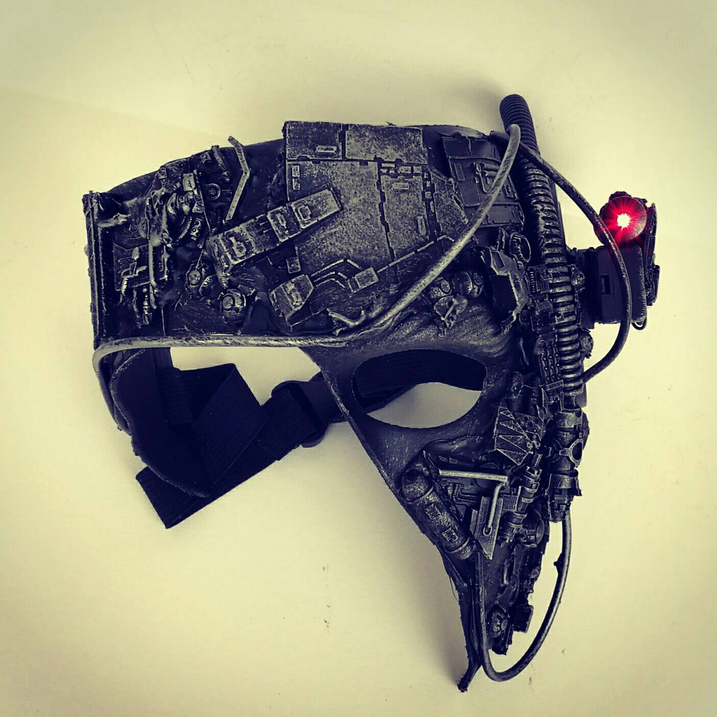 Borg Star Trek Cosplay Cyberpunk Mask Large - Etsy UK