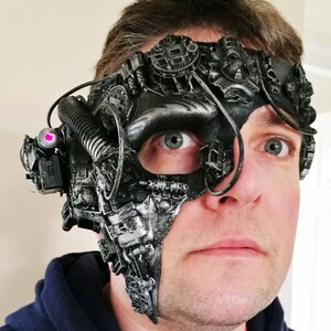 Borg Star Trek Cosplay Cyberpunk Mask Large, - Etsy