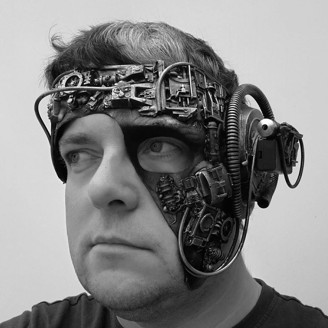 Borg Star Trek Cosplay Cyberpunk Mask Large - Etsy