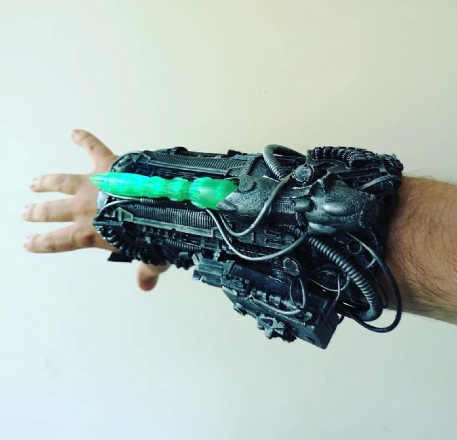Strobing Lights Laser Cannon Cosplay Cyberpunk Cyborg Costume Arm ...