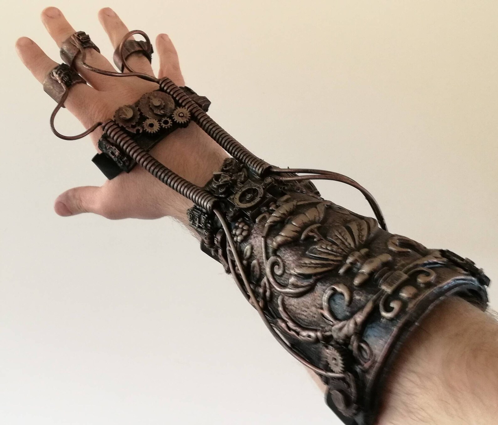 Steampunk ornate cosplay cyborg costume piece. | Etsy