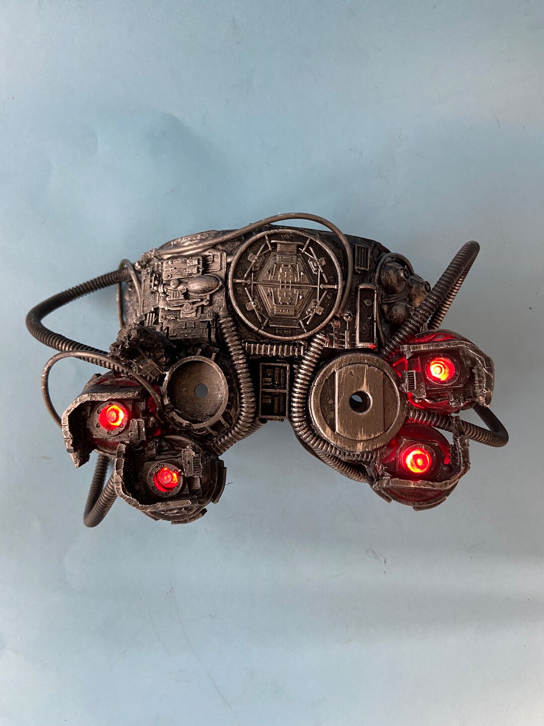 Bionic Mask Cyberpunk Tech Priest 40k 6 Eyes Mask - Etsy