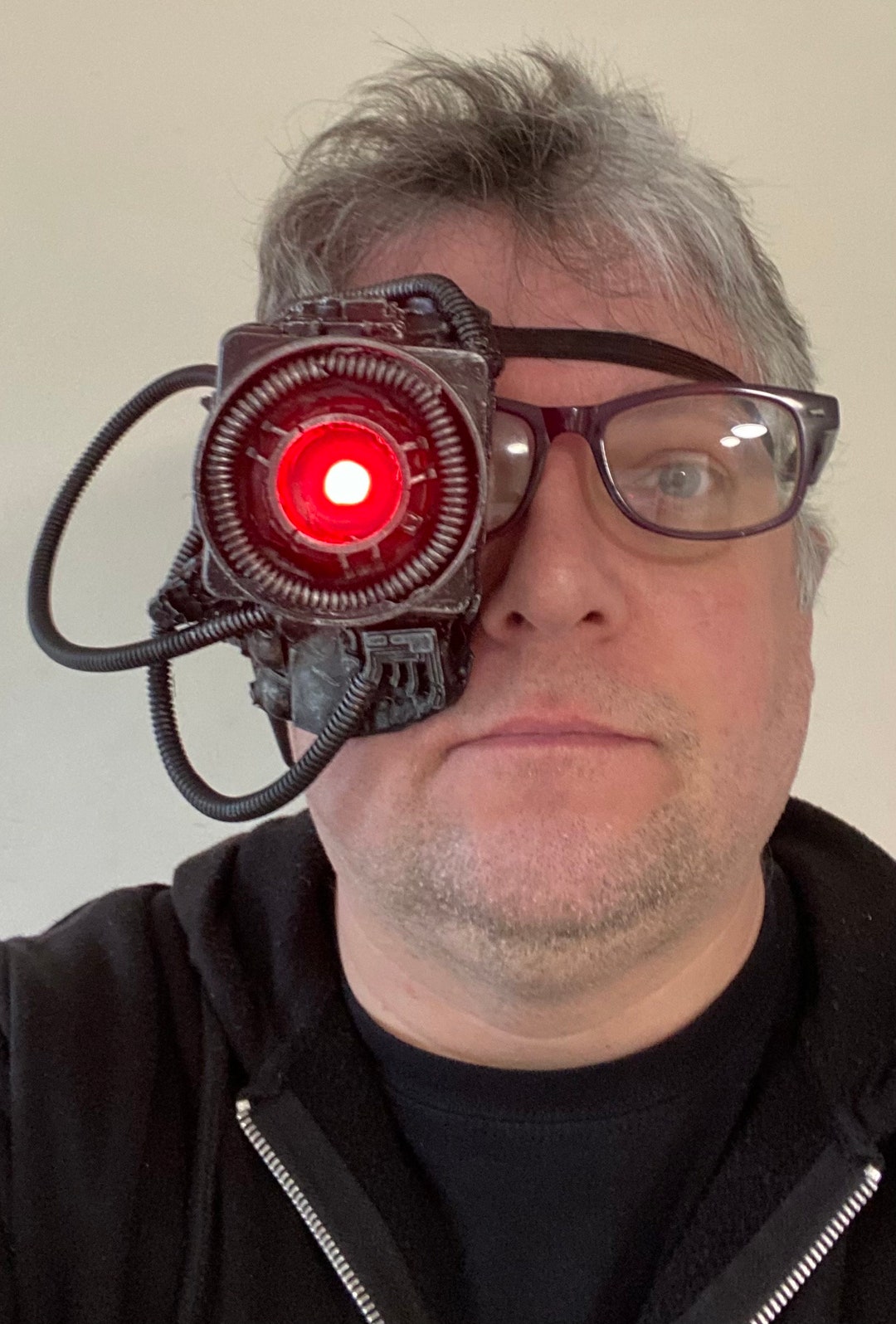 Cosplay Bionic Eye Borg Style Mask. Right Sided Made for Wearing ...