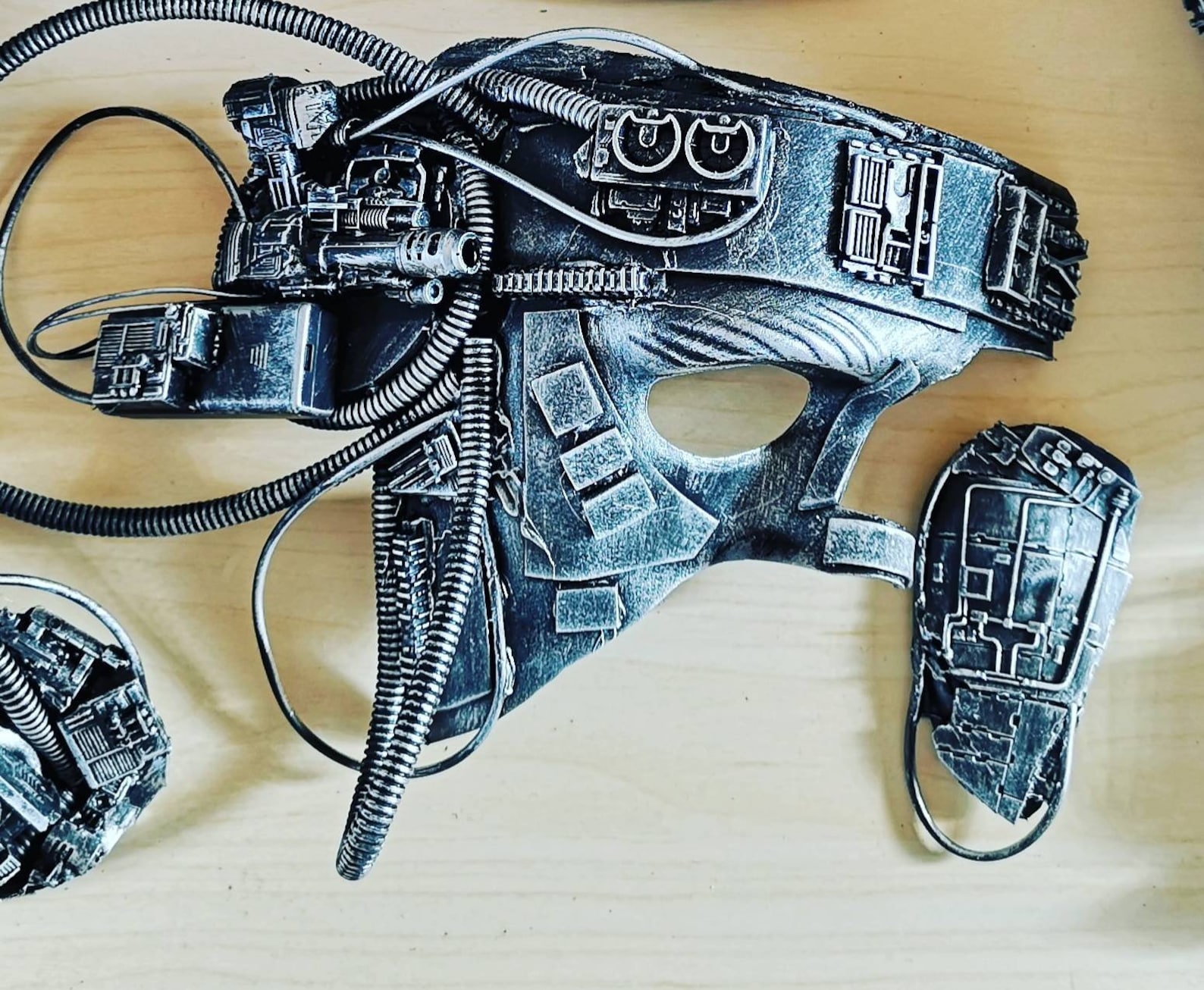 Borg Star Trek Pickard Locutus of Borg Cosplay Cyberpunk Mask - Etsy