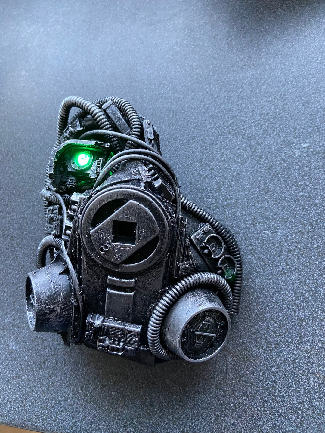 Cyberpunk Gang Resporator Mask With Bionic Eye Cosplay Piece Right Eye ...