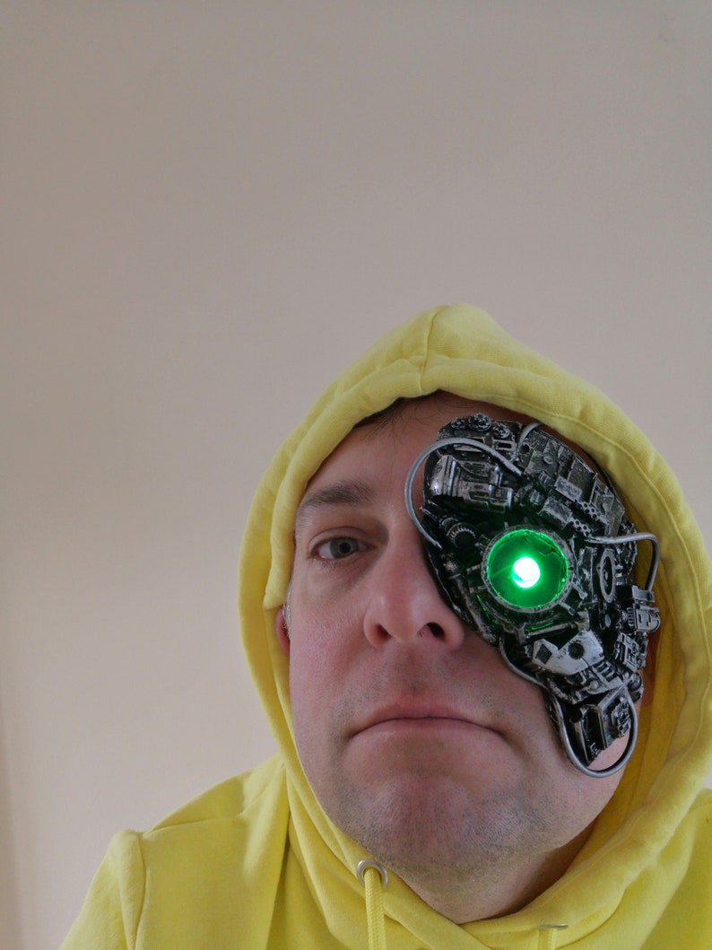 Eye Cyberpunk Borg Style Mask. (no Straps) Left Sided. - Etsy