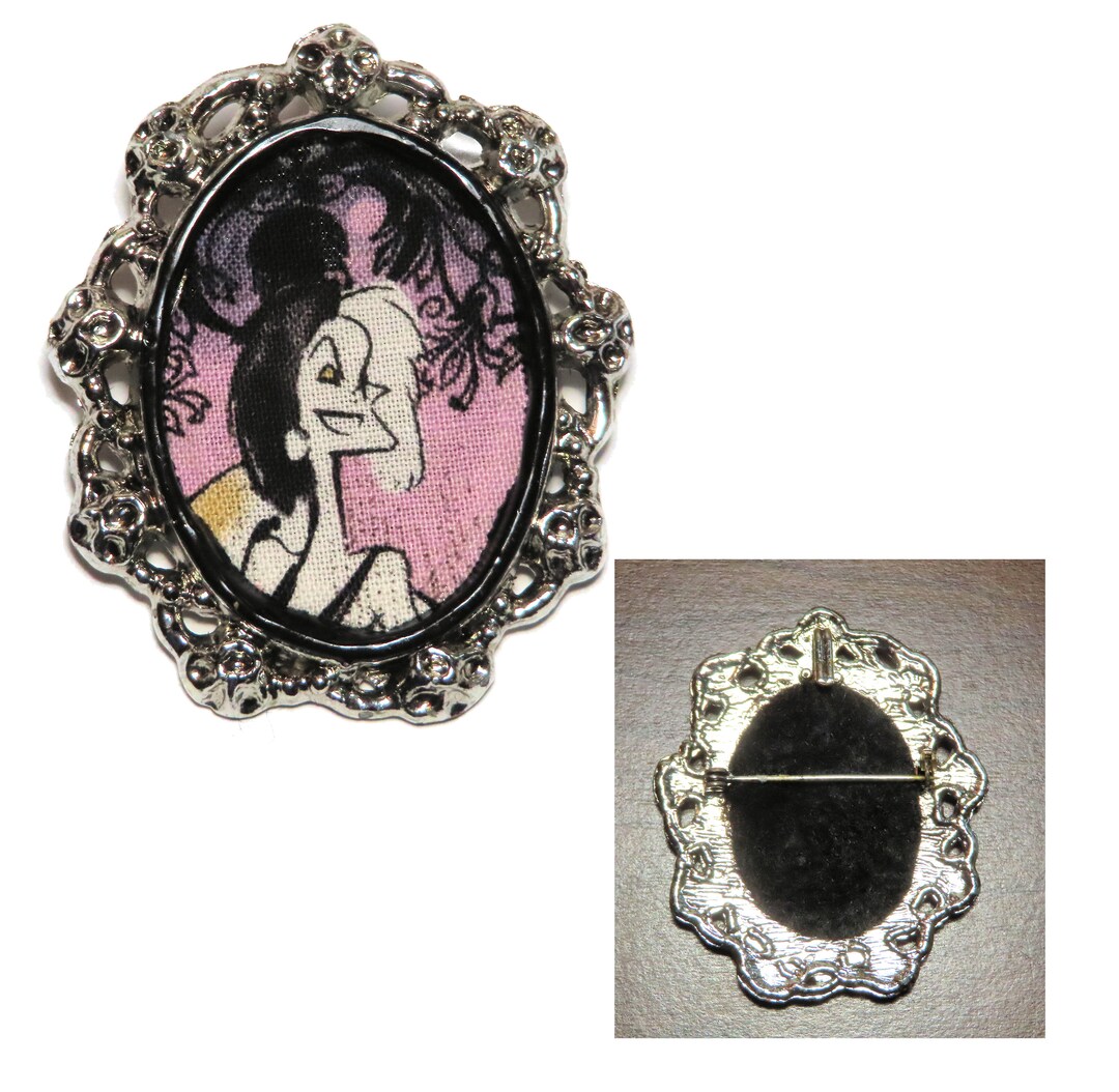 Cruella Deville Custom Jewelry Pin - Etsy