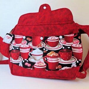 Designer Teapot Quilted Purse Eight Pockets Cross Body Bag - Etsy