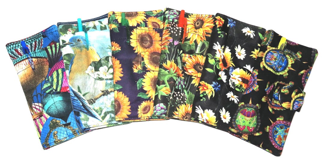 Checkbook Cover or Wallet With Matching Button Closure, Your Choice ...