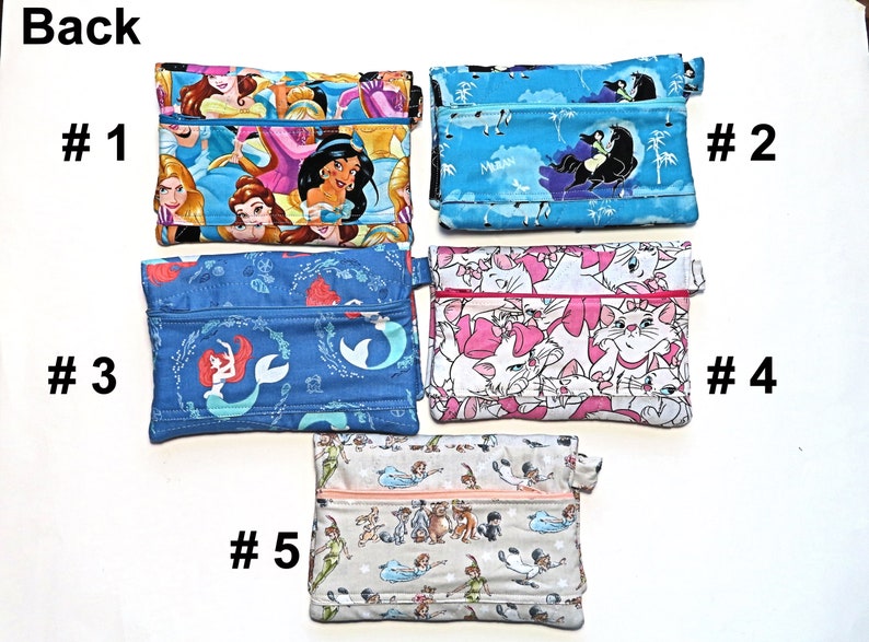 Disney Characters Wristlet With Magnetic Snap Closure Phone | Etsy