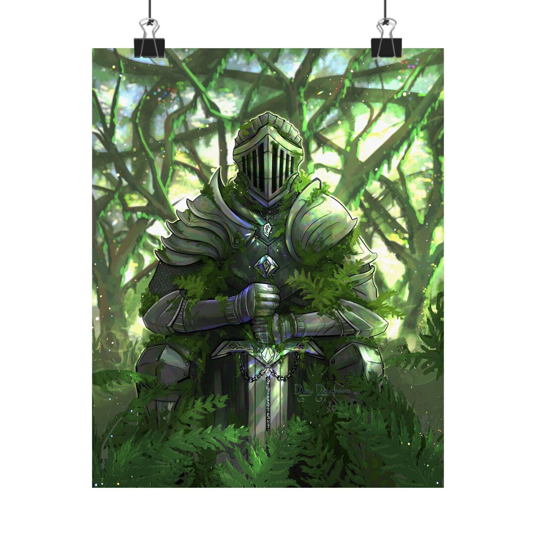 Forgotten Forest Knight Poster - Etsy