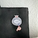 Fish Pin// Fish and Worm Pin// Cute Pin Badge // Handmade Pin// Pin for ...