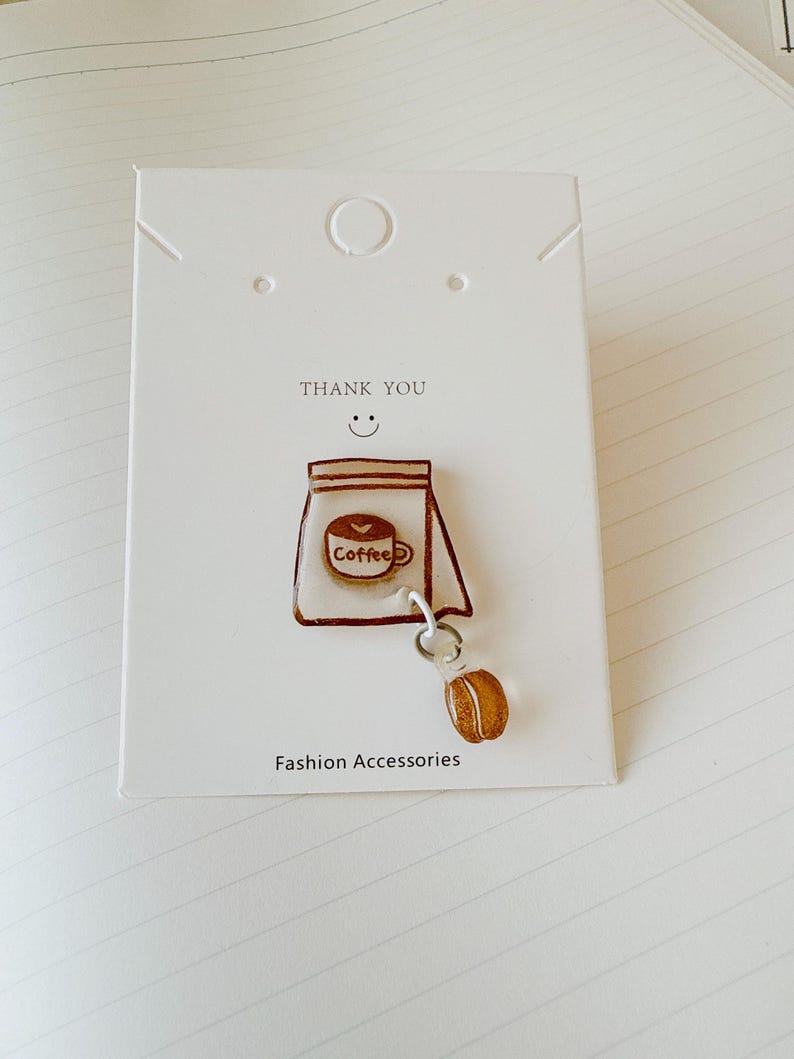 Coffee Pin//food Pin//cute Coffee Badge //handmade Pin//pin for Bags ...