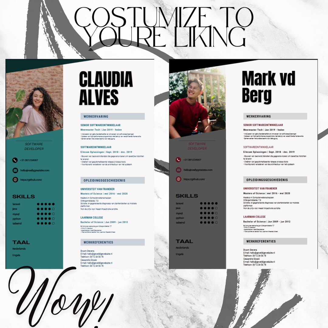 Professional IT CV – Modern and Effective Cv Template for IT ...