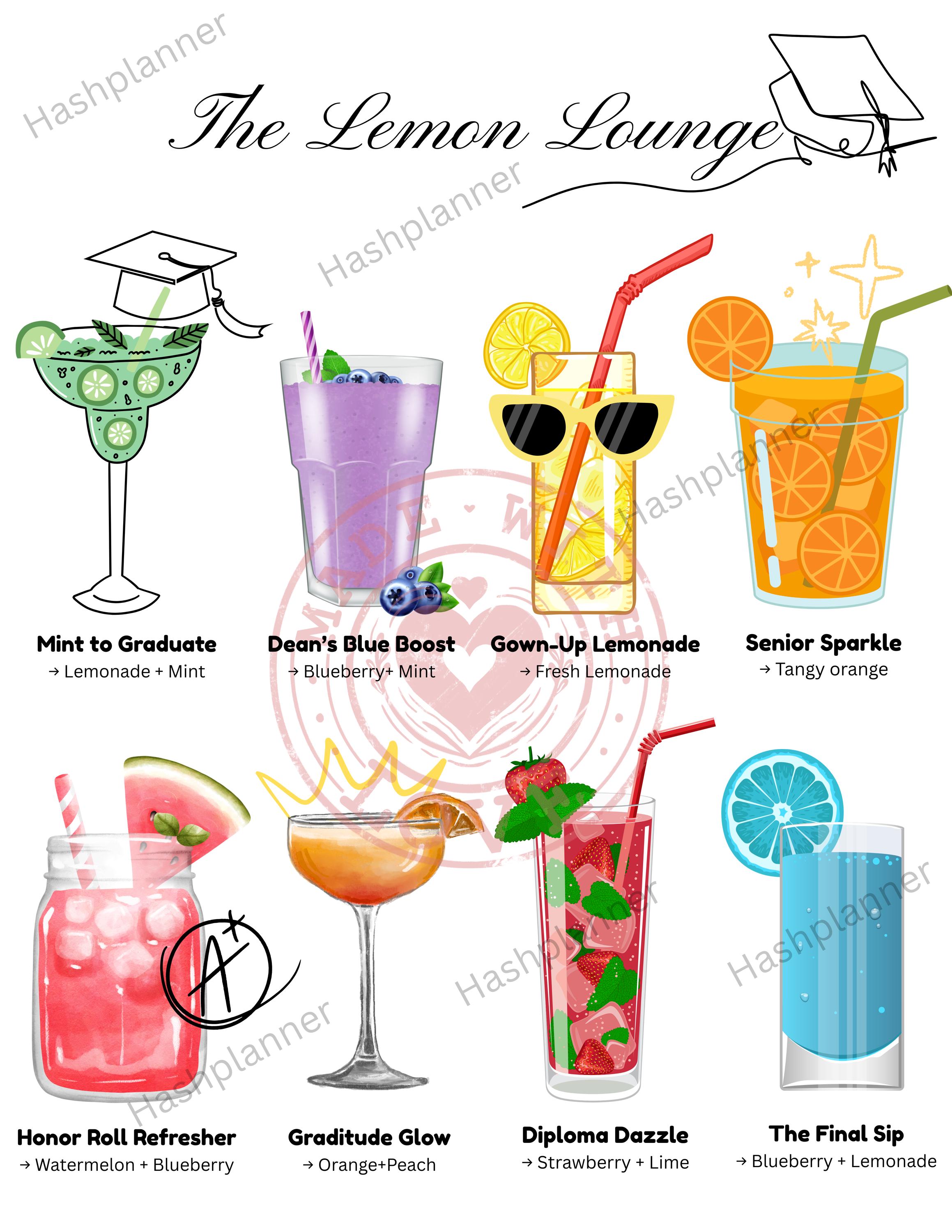 Graduation Lemonade Bar| Lemonade Lounge - Etsy